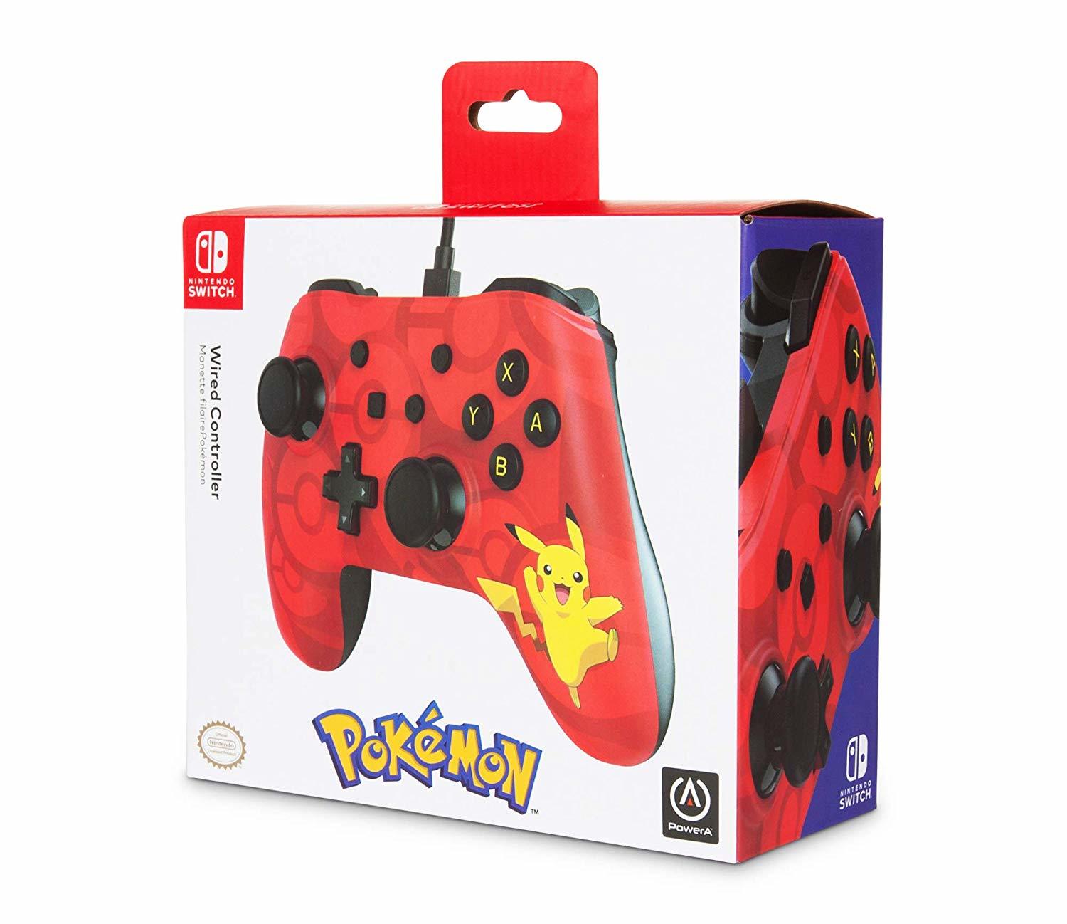 Nintendo Switch Wired Controller - Pikachu | Switch | Buy Now | at ...