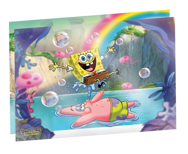 SpongeBob SquarePants: Fan-Cel - Layered Art Print | at Mighty Ape NZ