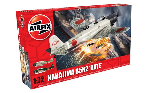 Airfix Nakajima B5N2 Kate 1:72 model kit | at Mighty Ape Australia