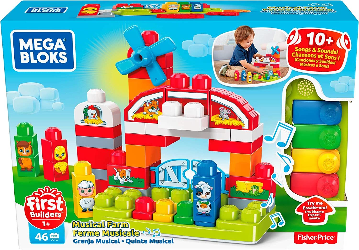 Buy Mega Bloks: First Builders - Musical Farm at Mighty Ape NZ