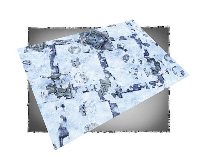 FLG Snow Base Neoprene Gaming Mat (6x4) | at Mighty Ape NZ