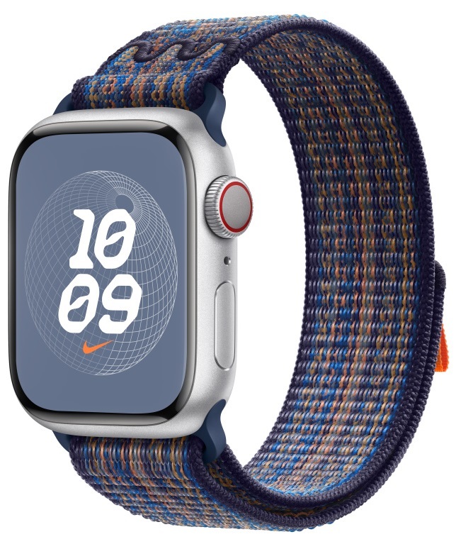 Apple: 45mm Game Royal/Orange Nike Sport Loop | at Mighty Ape NZ