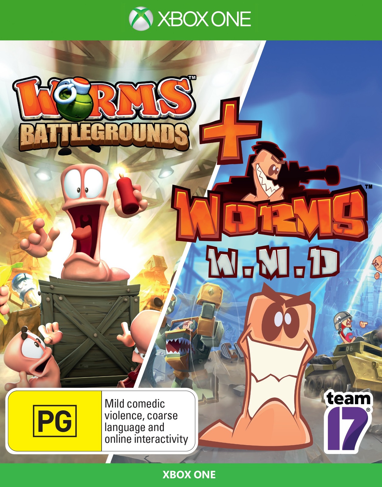 Worms Battlegrounds + Worms WMD Double Pack | Xbox One | Buy Now | at ...