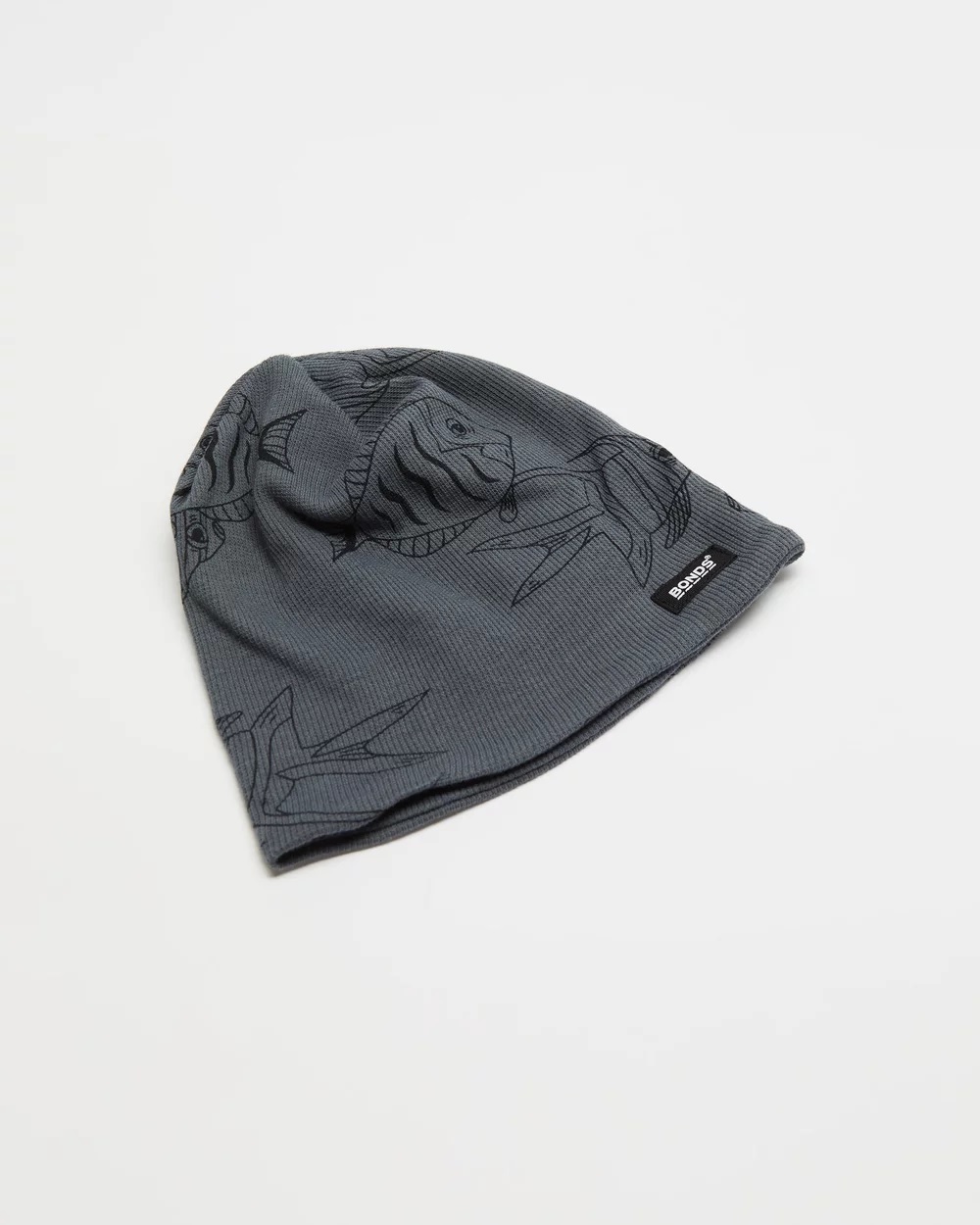 Buy Bonds: Ribbed Beanie - Grey (Medium) at Mighty Ape NZ