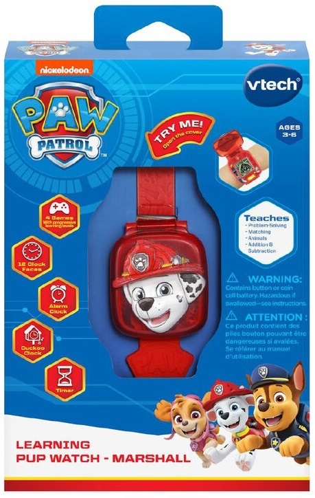 Buy Vtech: Paw Patrol - Learning Watches (Marshall) at Mighty Ape NZ