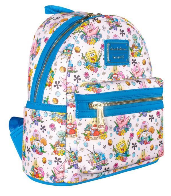 Loungefly: SpongeBob SquarePants - Tattoo US Exclusive Mini Backpack ...