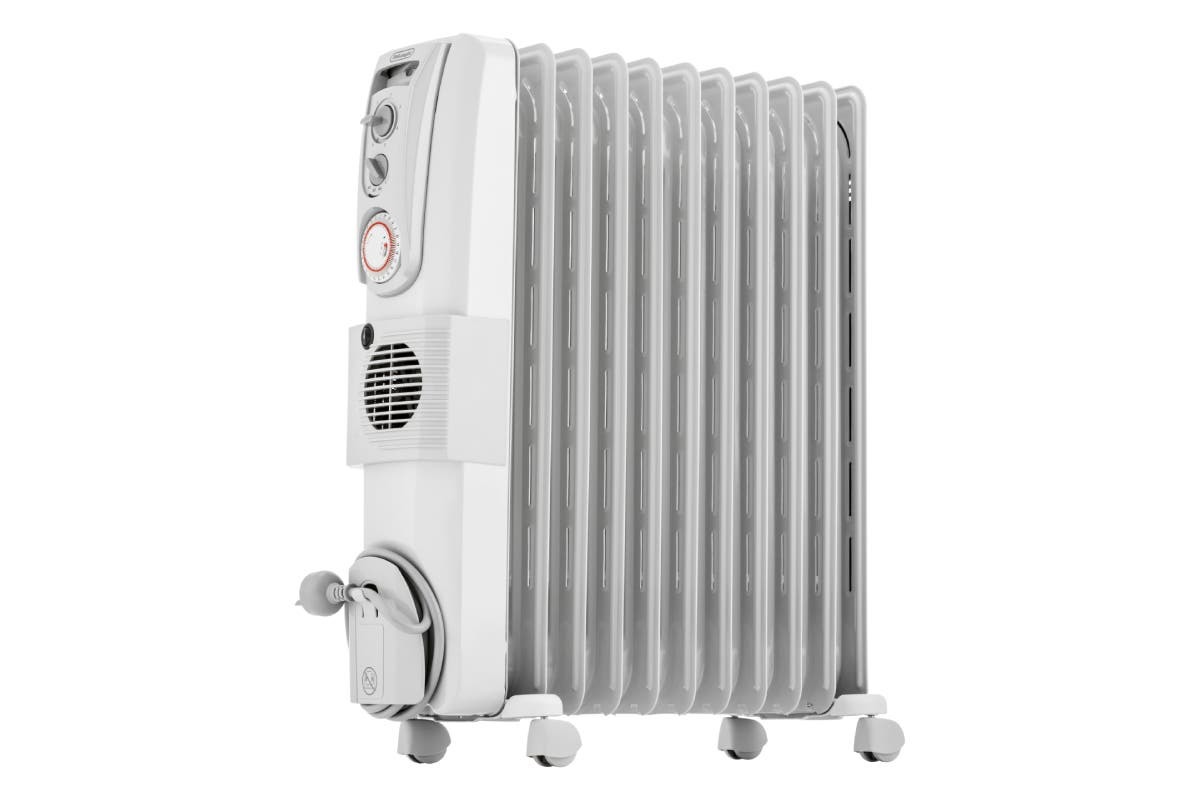 De'Longhi: 2400W DL Oil Column Heater with Timer & Fan - White | at ...