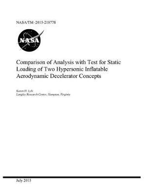 Comparison of Analysis with Test for Static Loading of Two Hypersonic ...