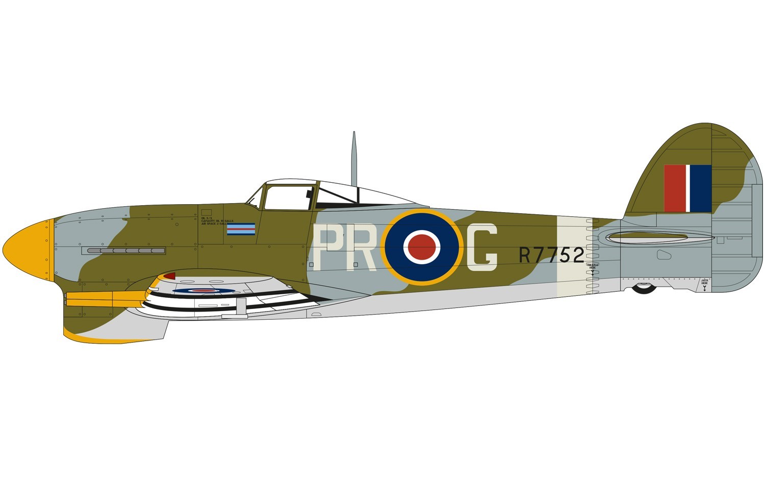 1:24 Hawker Typhoon Mk1B - Model Kit | at Mighty Ape NZ