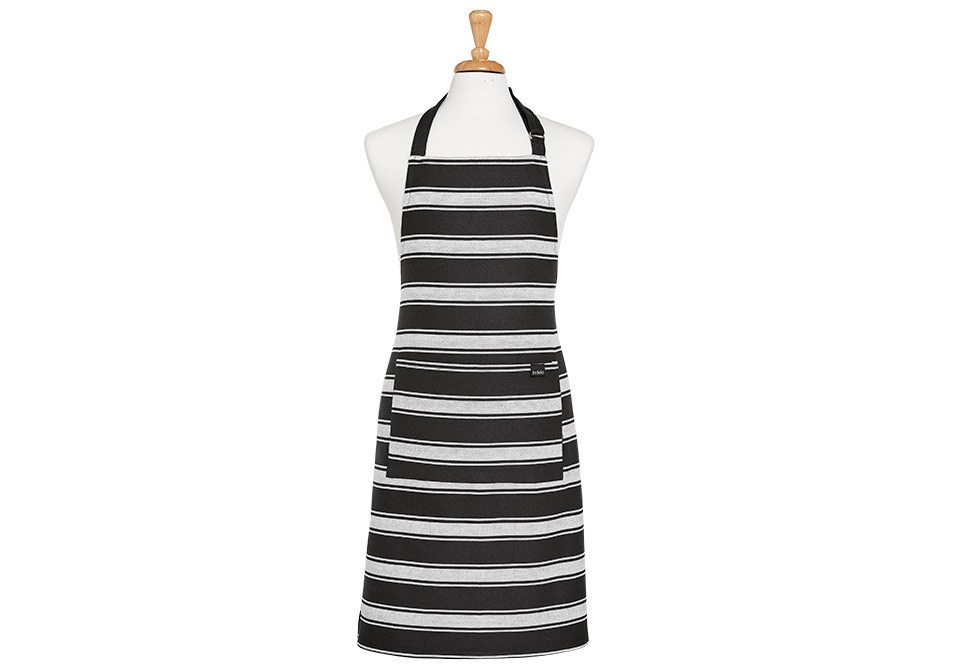 Butcher Stripe Series II Apron - Black | at Mighty Ape NZ