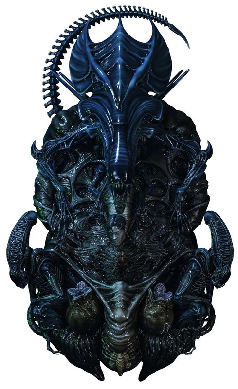 Alien Queen Laying Eggs