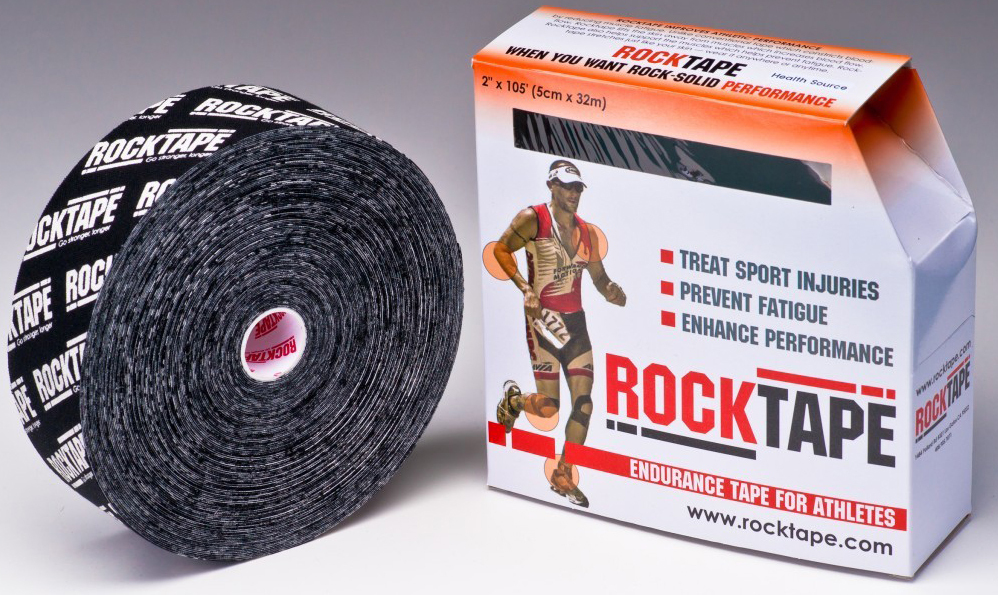 RockTape Active Recovery Series - Black Logo (5cm x 32m) Images at ...