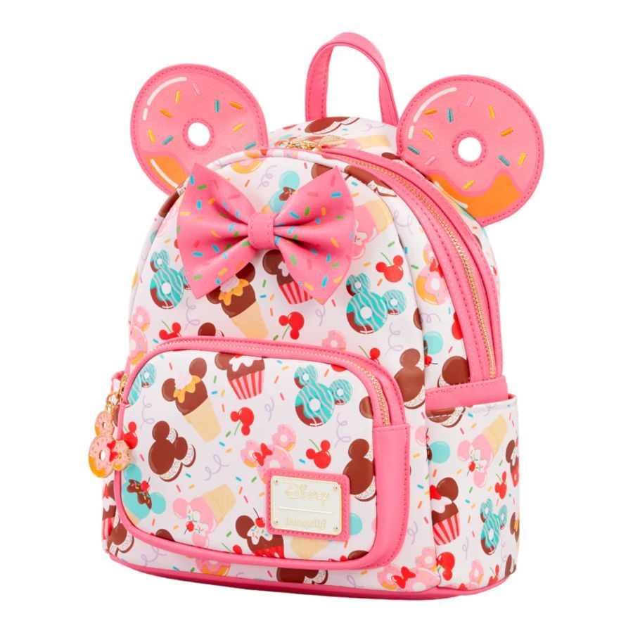 Loungefly: Disney - Cupcakes & Donuts Print Mini Backpack | Women's ...