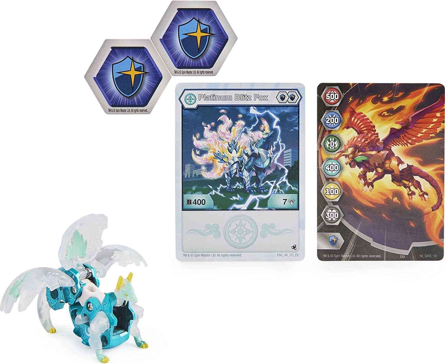Buy Bakugan: Evolutions Platinum Series - Blitz Fox at Mighty Ape NZ