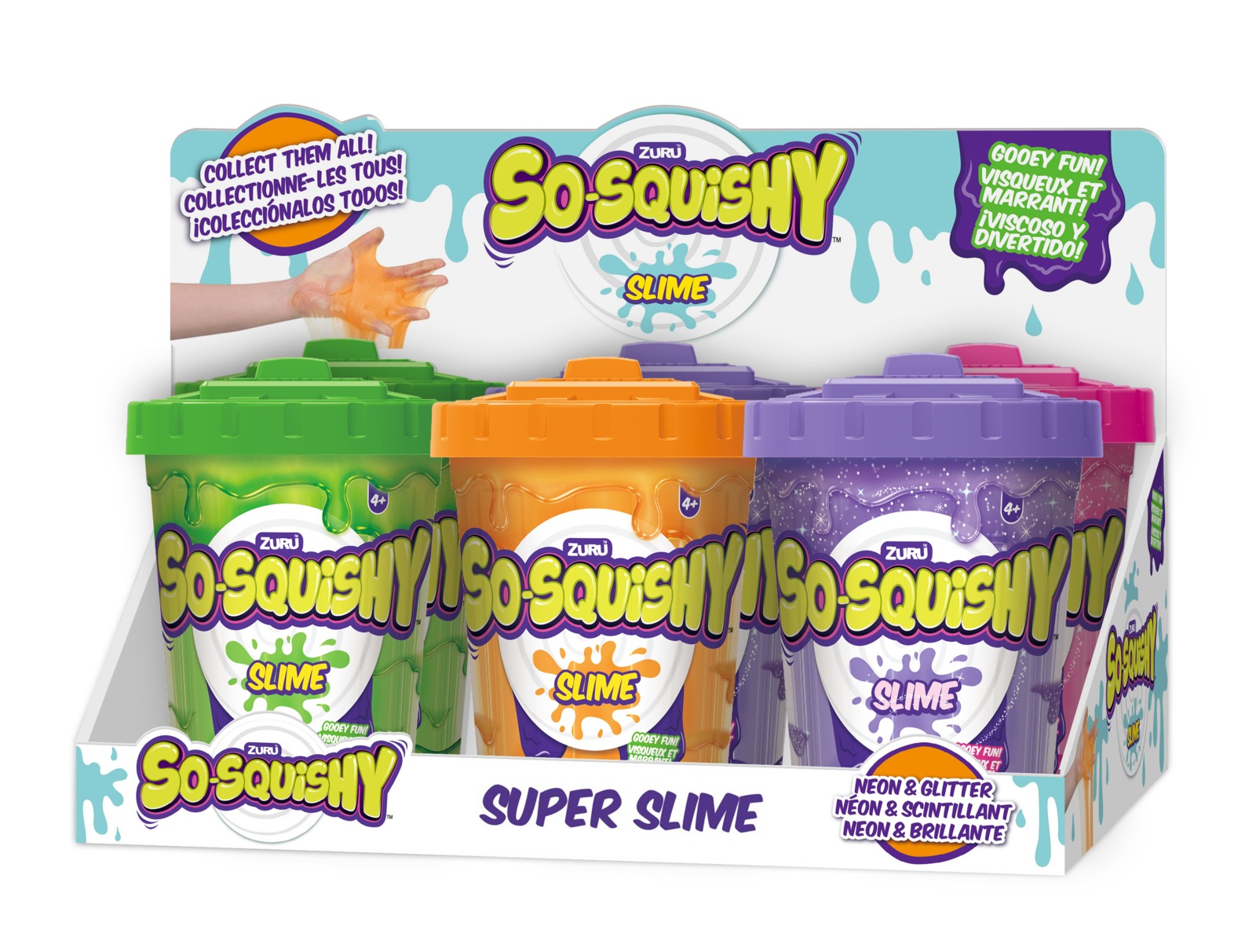 Buy So Squishy - Large Slime Can at Mighty Ape NZ