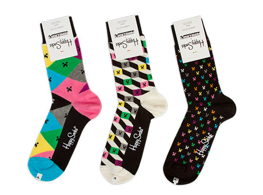 Minecraft Happy Socks 3 Pack | Men's | at Mighty Ape NZ