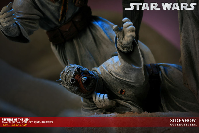 Revenge of the Jedi Anakin Skywalker vs Tusken Raiders Diorama | at ...