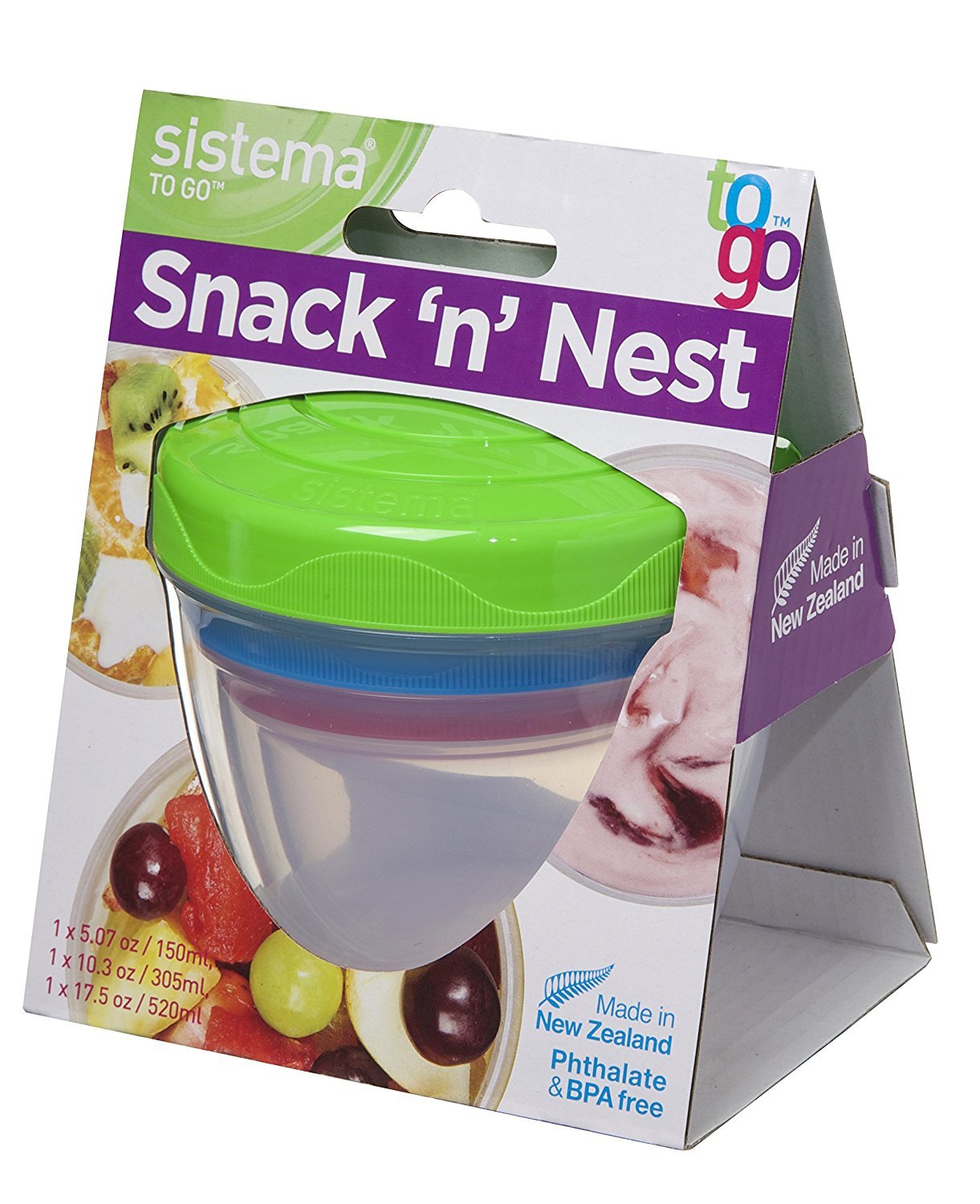 Sistema: To Go - Snack ‘n’ Nest Set | at Mighty Ape NZ