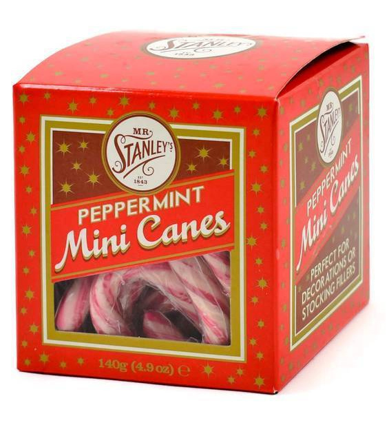 Mr Stanley's Peppermint Mini Canes (140g) | at Mighty Ape NZ