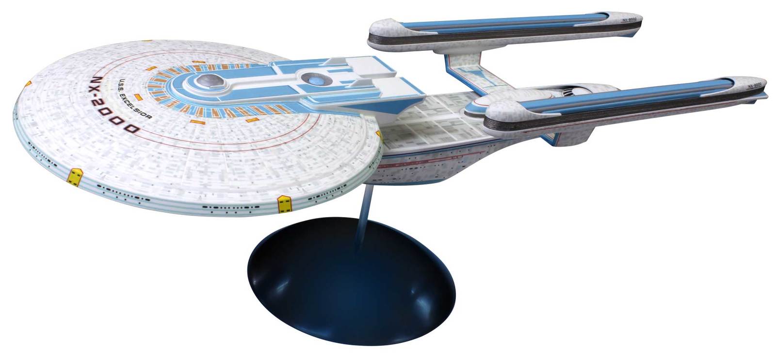 1/1000 Star Trek U.S.S. Excelsior - Model Kit | at Mighty Ape NZ