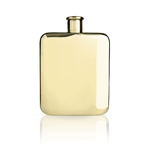 Belmont Gold Plated Flask | at Mighty Ape NZ