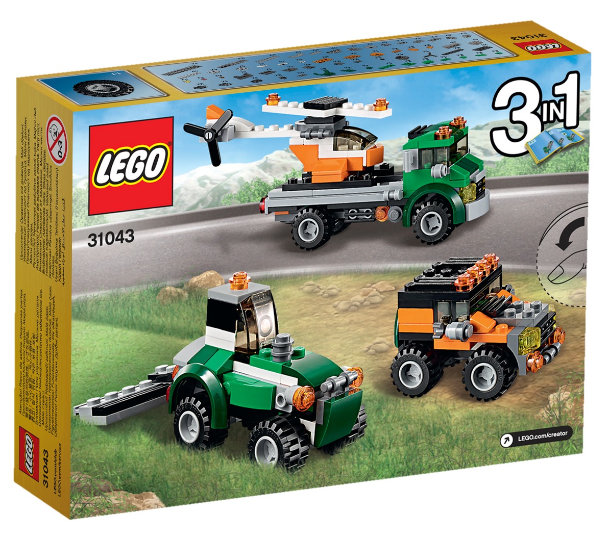 Buy LEGO Creator - Chopper Transporter (31043) at Mighty Ape NZ