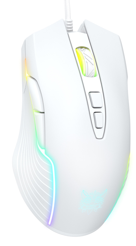 Onikuma CW905 RGB Wired Gaming Mouse - White | | Buy Now | at Mighty Ape NZ