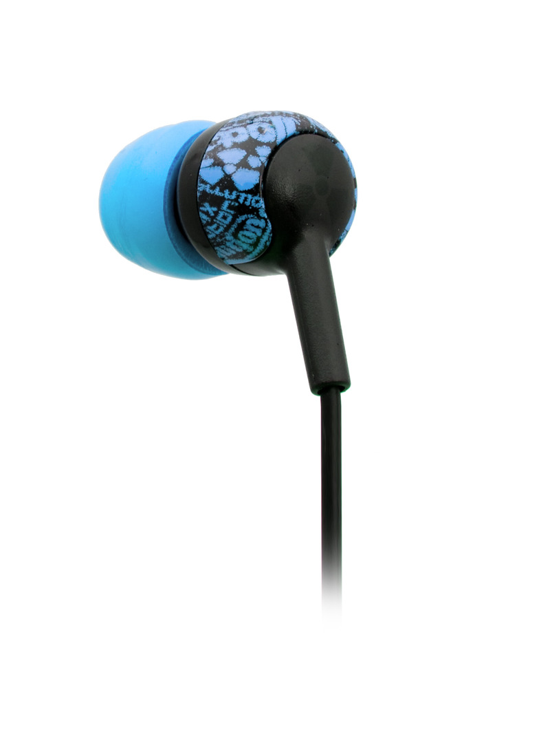 iFrogz EarPollution Crew Graffiti Earbuds - Blue | at Mighty Ape NZ