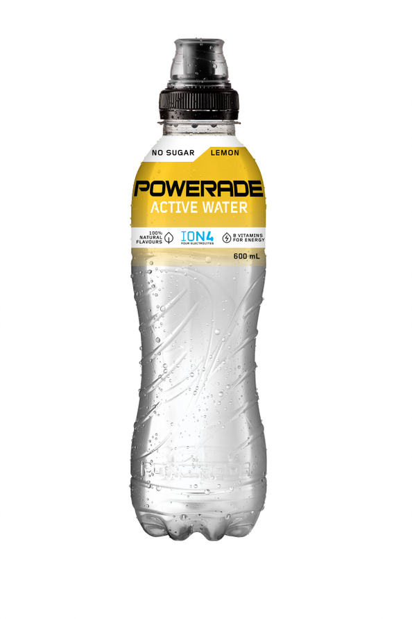 Powerade Active Water Lemon 750ml (15 Pack) | at Mighty Ape NZ