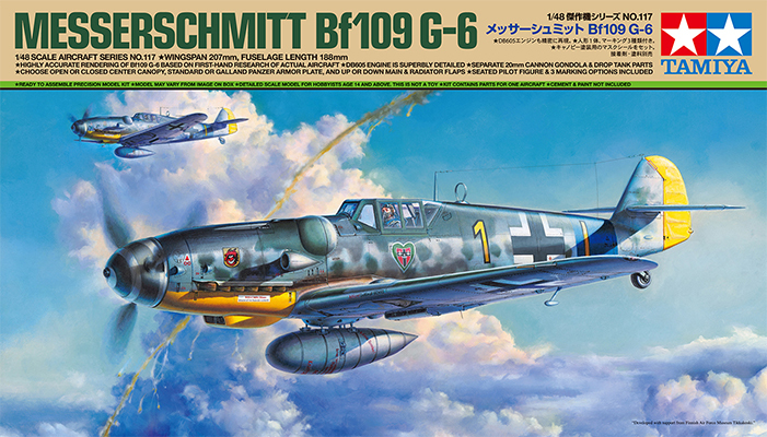 Tamiya: 1/48 Messerschmitt Bf 109 G-6 - Model Kit Images at Mighty Ape NZ