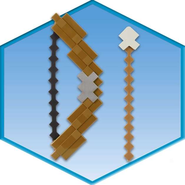 Minecraft Diamond Bow And Arrow