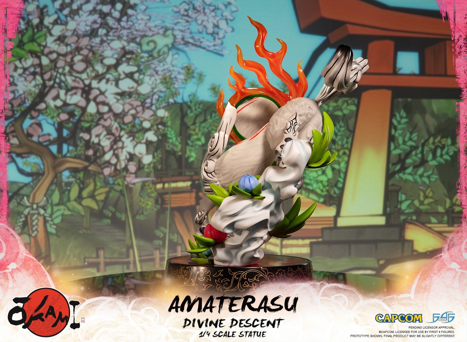 Amaterasu: Divine Descent - 17.5" Premium Statue | at Mighty Ape NZ