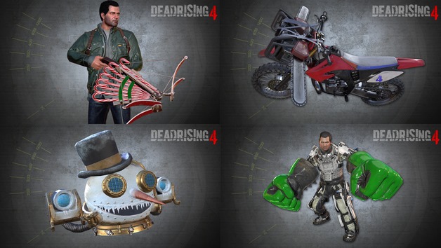 Dead Rising 4 bonus in-game weapons pack | at Mighty Ape NZ