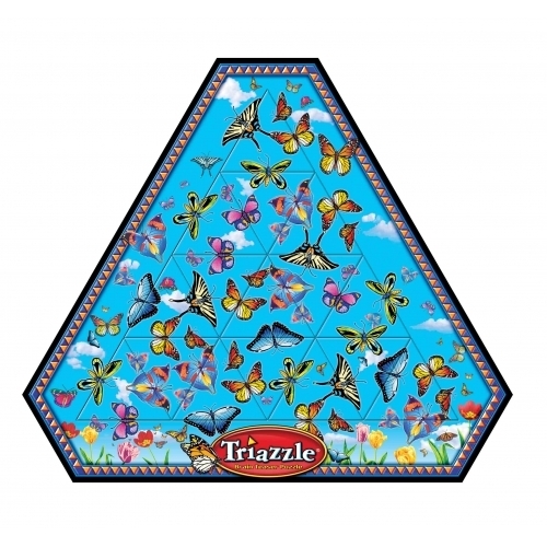 Triazzle Classic Puzzle - Butterflies | Board Game | at Mighty Ape NZ
