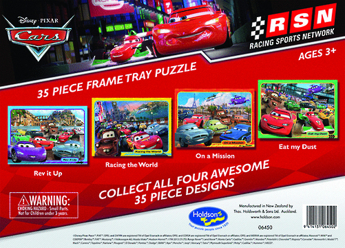 Buy Cars 35 Piece Frame Tray Puzzle - Eat my Dust at Mighty Ape NZ