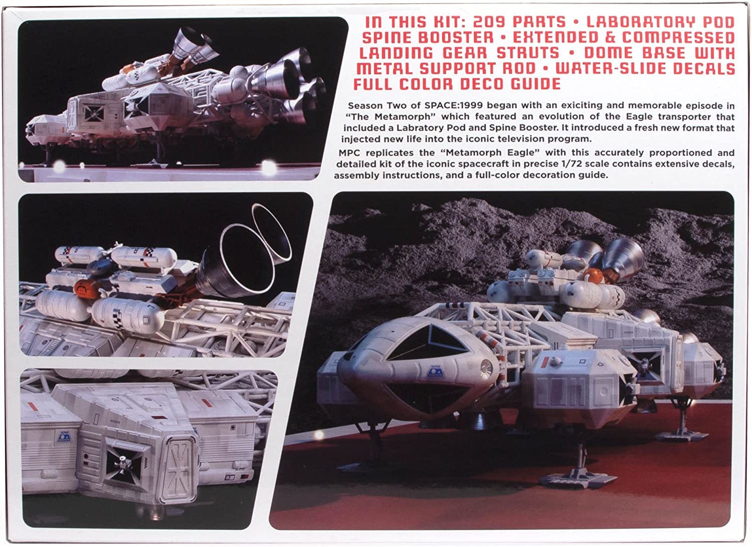 MPC: Space 1999 - Eagle 4 Featuring Lab Pod & Spine Booster (1/72) | at ...