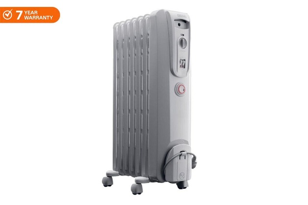 De'Longhi: Thermo 1500W Oil Column Heater with Timer - White | at ...
