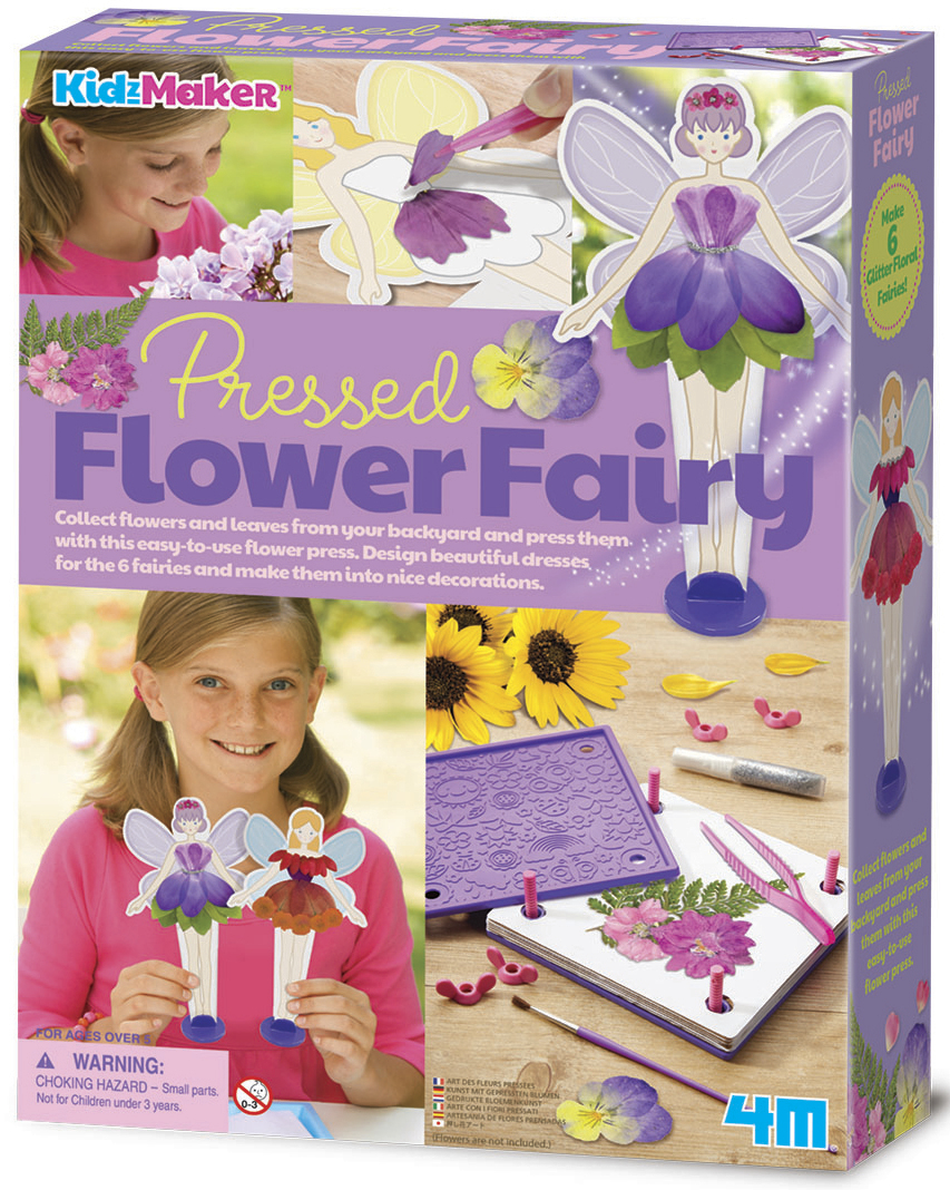 Buy KidzMaker: Pressed Flower Fairy - Craft Kit at Mighty Ape NZ