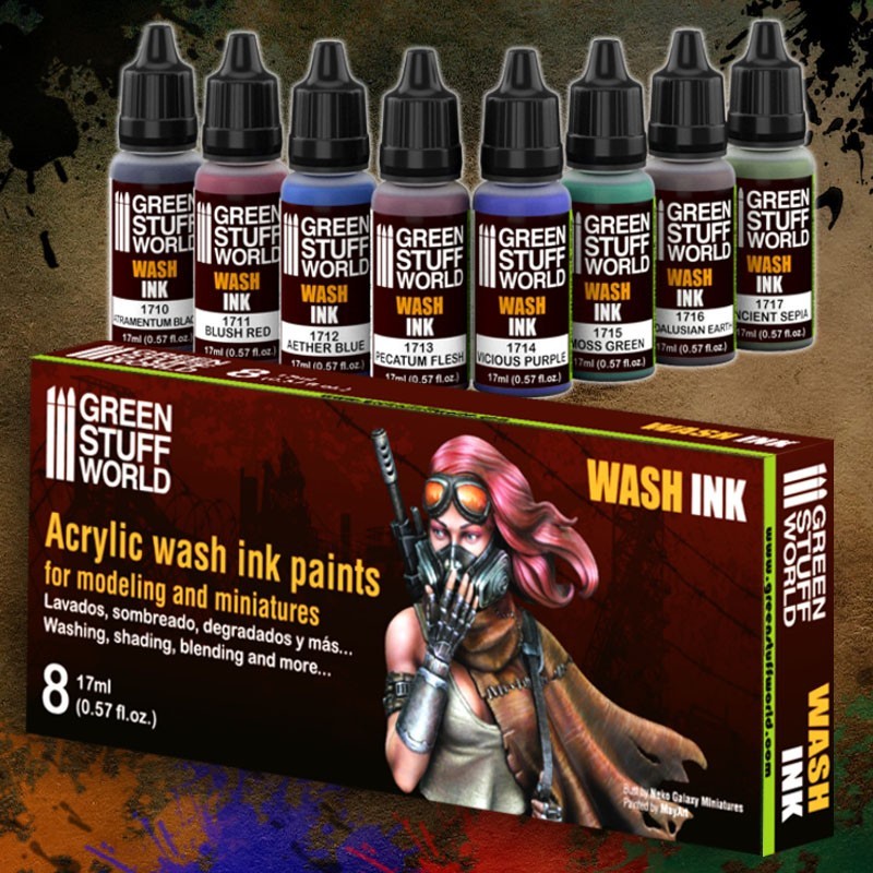 Acrylic Wash Paint Set | at Mighty Ape NZ