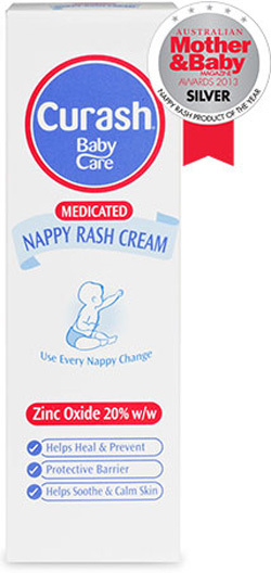 Buy Curash Medicated Nappy Rash Cream - 100g at Mighty Ape NZ