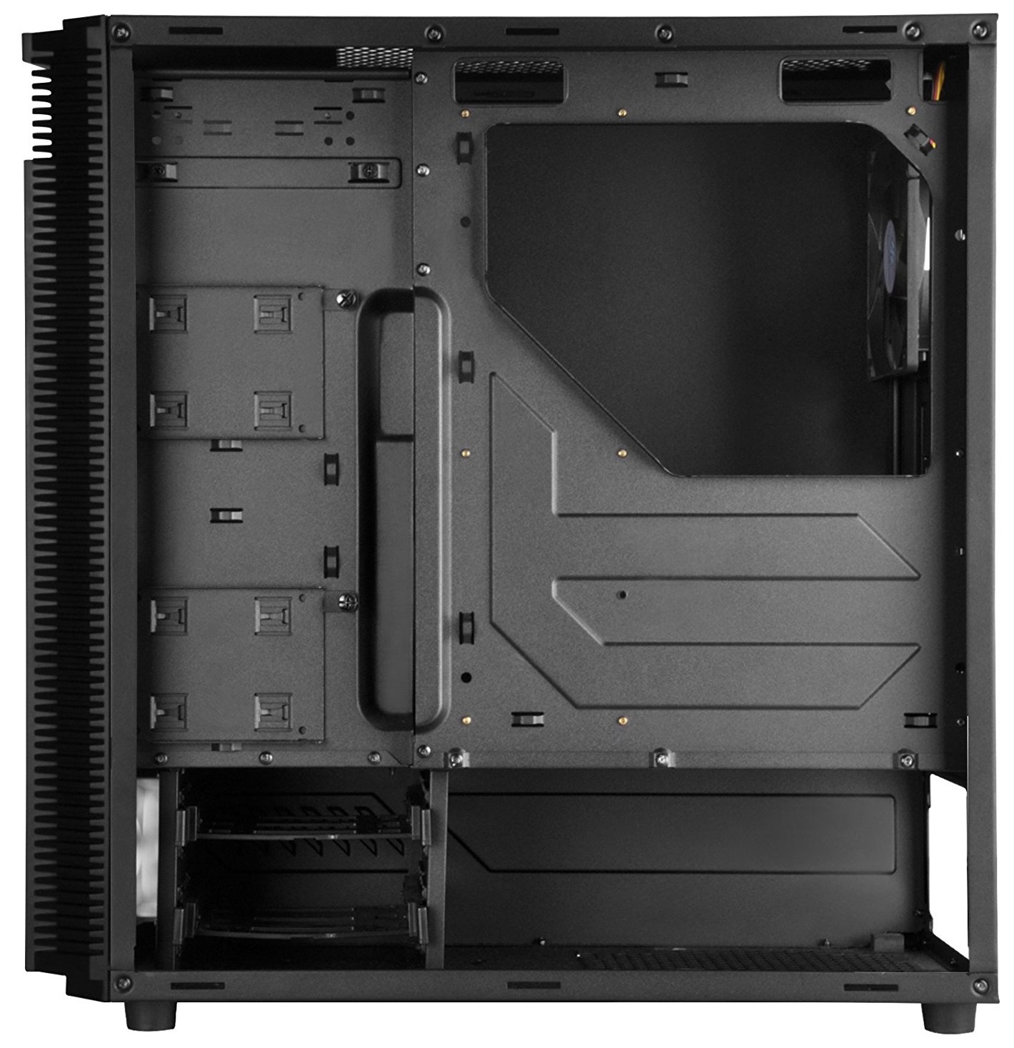 Silverstone Precision Series PS14 Gaming Chassis - Black/Windowed | at ...