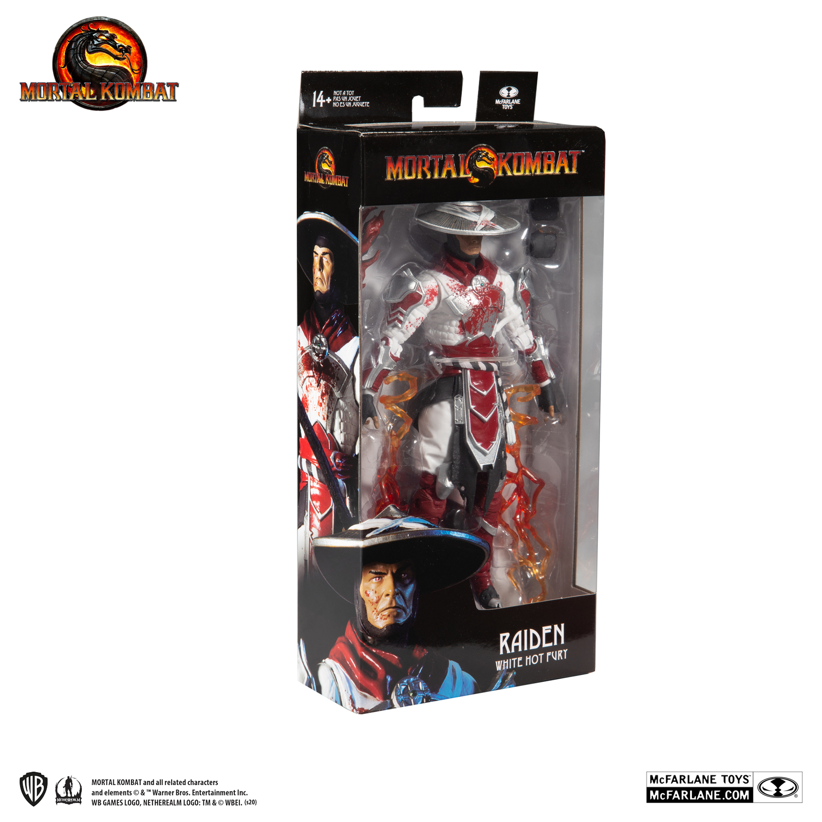 Raiden (Bloody White-Hot Fury Skin) - 7" Action Figure | at Mighty Ape NZ