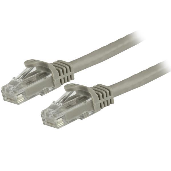 StarTech: Cat6 Patch Cable with Snagless RJ45 Connectors - Gray (3m ...