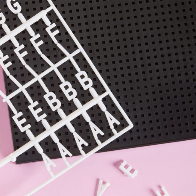 Peg Board with Letters - Display Set | at Mighty Ape NZ