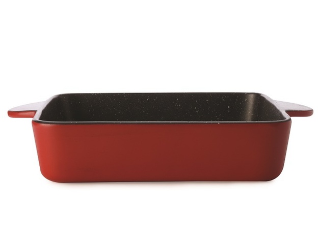 Maxwell & Williams Microstoven Rectangular Baker - Speckle Red (32.5x23 ...
