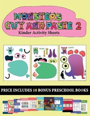 Kinder Activity Sheets (20 full-color kindergarten cut and paste ...