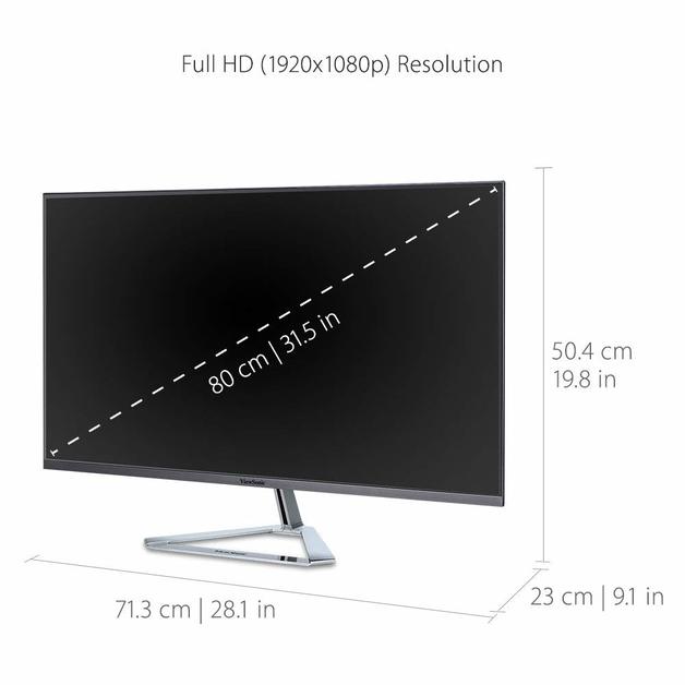 31.5" Viewsonic Thin Bezel Monitor | at Mighty Ape NZ