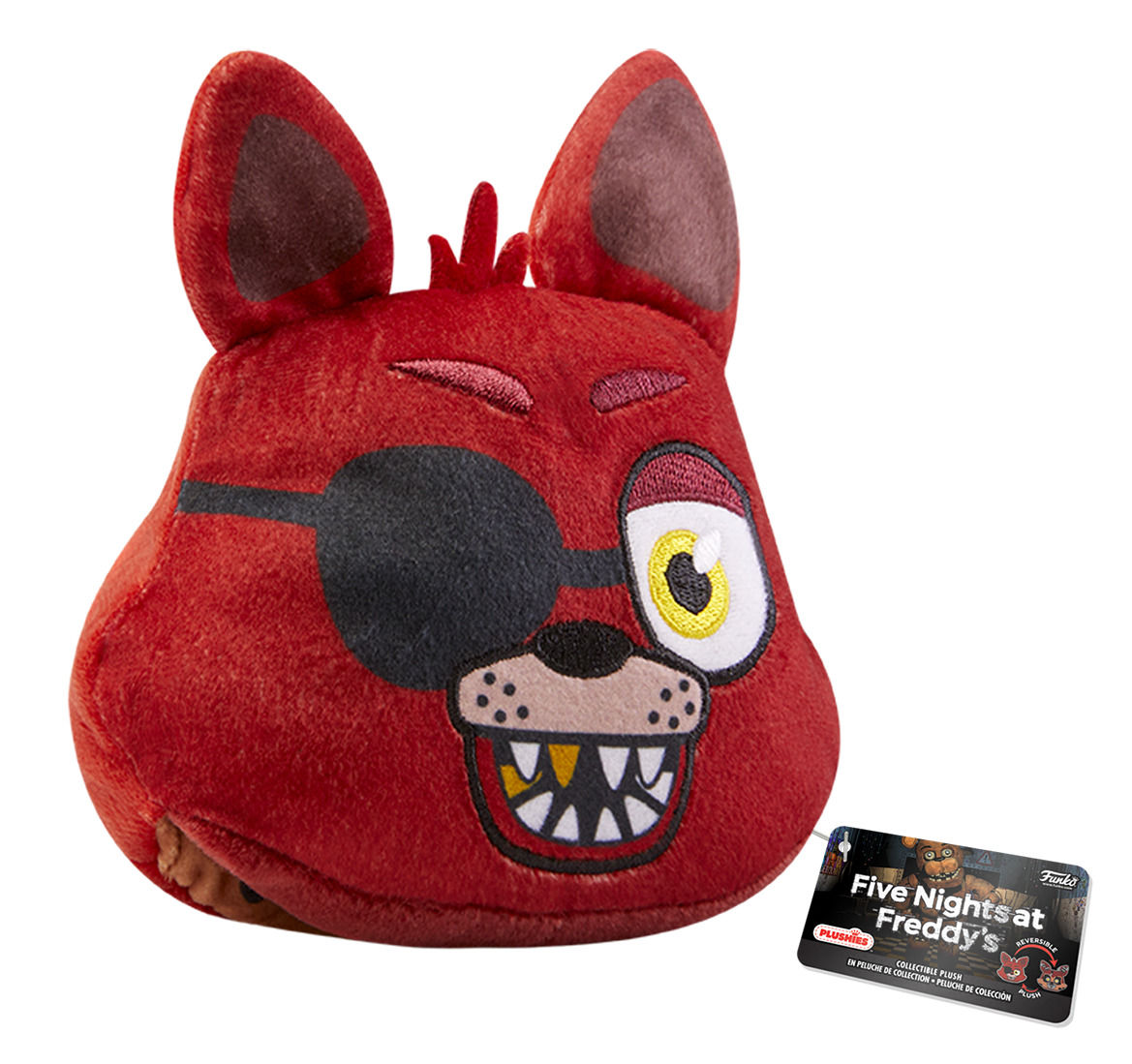 Foxy - Reversible Plush Head | at Mighty Ape NZ