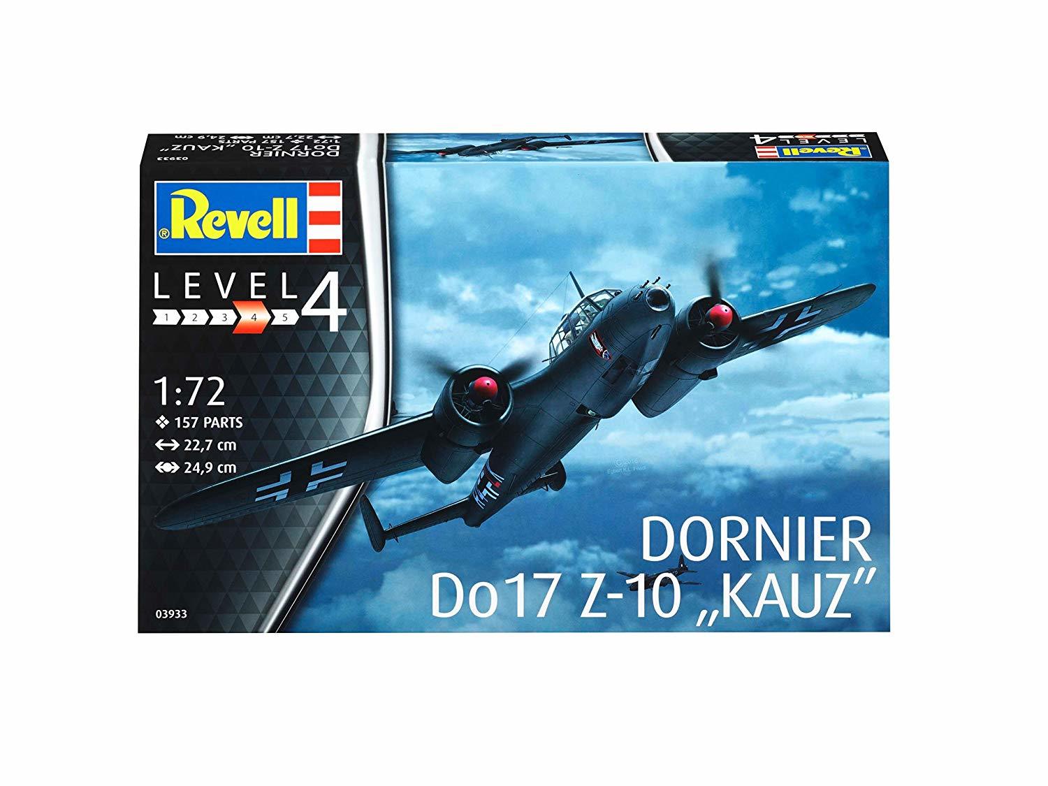 Revell 1:72 Dornier Do17 Z-10 "Kauz" Model Kit | at Mighty Ape NZ