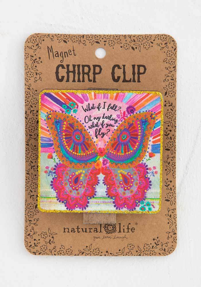 Natural Life: Chirp Magnet Clip - If You Fly | at Mighty Ape NZ